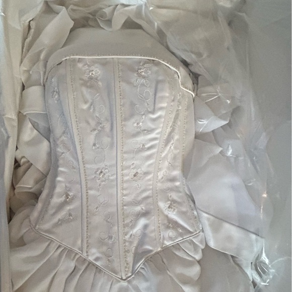 Ian Stuart | Dresses | Strapless Ivory Bridal Corset Wedding Dress ...